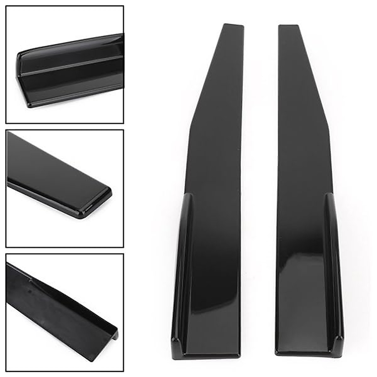 Gloss Black Bumper Lip Spoiler Splitter Fit for 1997-2002 2010-2021 Chevy Camaro LS LT1 SS Coupe Convertible Front Rear Body Kit Side Skirt