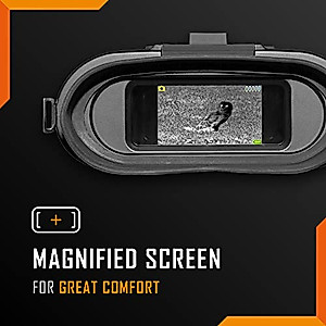 Nightfox 110R Handheld Night Vision Goggles | 7X Optical Magnification, Long Range | Digital Infrared Night Vision Binoculars for Hunting, Survival Gear and Equipment | Infrared Camera with Recording