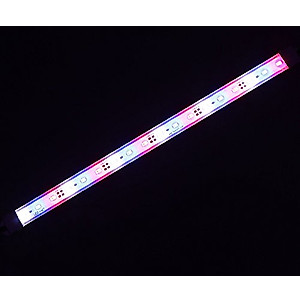 LEDENET Aquarium Coral LED Strip Light - Waterproof Aluminum 5730 LED Plant Grow Lights 12V DC Cold White Blue Red Color Bar lamp 30cm Long (12 Inch)