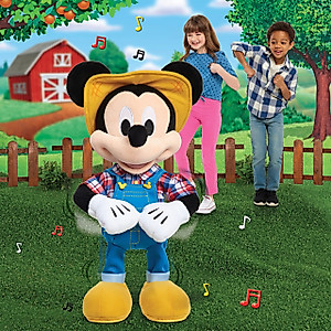 Disney Junior E-I-Oh! Mickey Mouse, Interactive Plush Toy, Sings and Plays Game