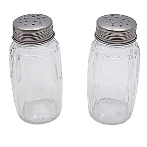 Salt and Pepper Set Holder with a Cow Skull Design, Southwestern Décor, Shakers Included, 4.75 Inches