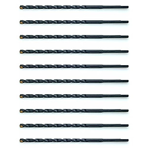 Ten (10) 3/16" x 5-1/2" Carbide Tip Masonry Drill Bits for Concrete, Brick, or Block (BCP533)