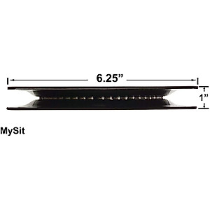 MySit 6.25" Heavy Duty Bar Stool Swivel Plate Replacement, Square Swivel Mechanism for Recliner Chair or Furniture - Ball Bearing Swivel Boat Seat