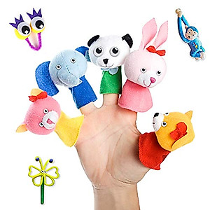 Upins 1000 Pcs Black Wiggle Googly Eyes with Self-Adhesive, 6mm 8mm 10 mm 12mm Mixed Packaging