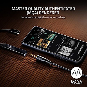 THX Onyx Portable DAC Headphone Amplifier: High Resolution Audio DAC for Smartphone/PC/Home Audio - THX AAA - MQA Renderer - Direct Stream Digital (DSD) - ES9281PRO DAC - Magnetic Cable Management