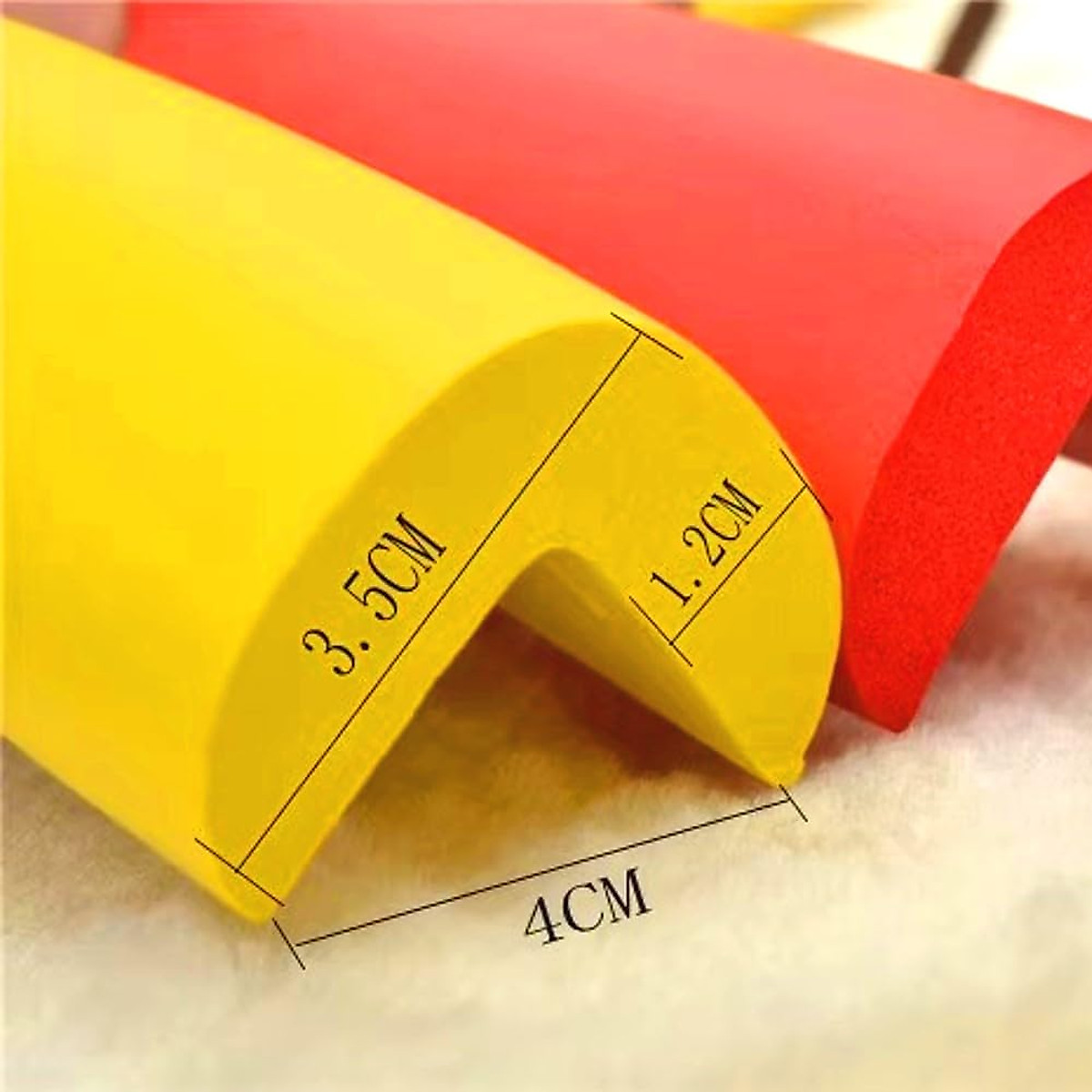 Baby Proof Corners and Edges,Corner Covers Baby Safety Collision Protection in Children's Play Area and Nursing Home Protection for the Elderly(2M)