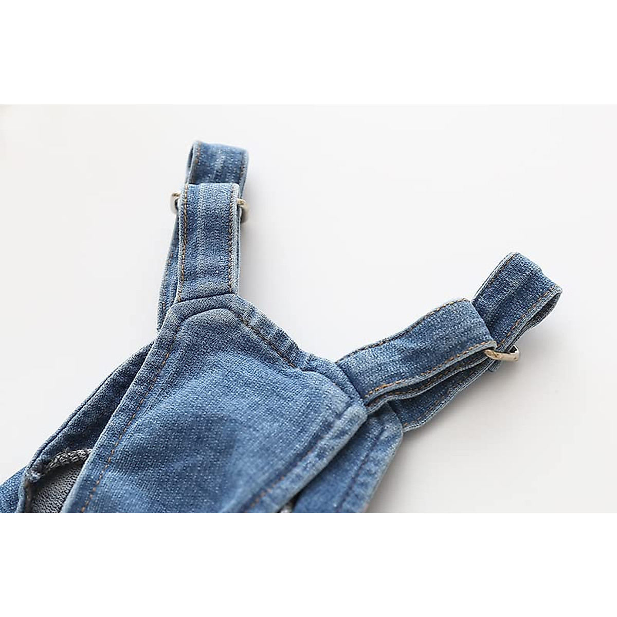 GUAGLL Pet Dog Clothing Washed Denim Comfort Stretch Jeans