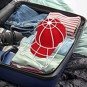 Hat Washer for Baseball Caps,3 Pack Cap Washer for Washing Machine,Dishwasher Hat Rack,Ball Cap Washer Holder Cage,Hat Cleaner Frame for Laundry Machine,Curved/Flat Bill Hat Cleaning Shaper Protector