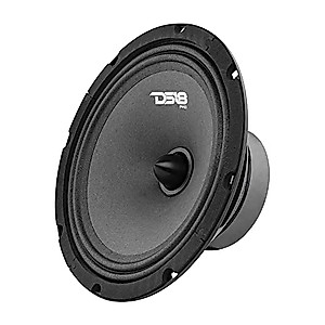 DS18 PRO-B8.4 Loudspeaker 8" Mid-Range Car Audio Speaker with Bullet 4-Ohms 140 Watts - Premium Quality Audio Speakers for Car or Truck Stereo Sound System (1 Speaker)