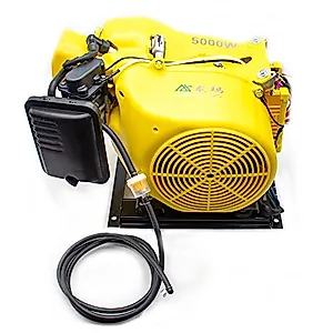 LeTkingok 5KW Electric Vehicle Gasoline Generator Range Extender Electric Start Automatic Frequency Conversion Electric Tricycle Generator (60V, Split Tank)