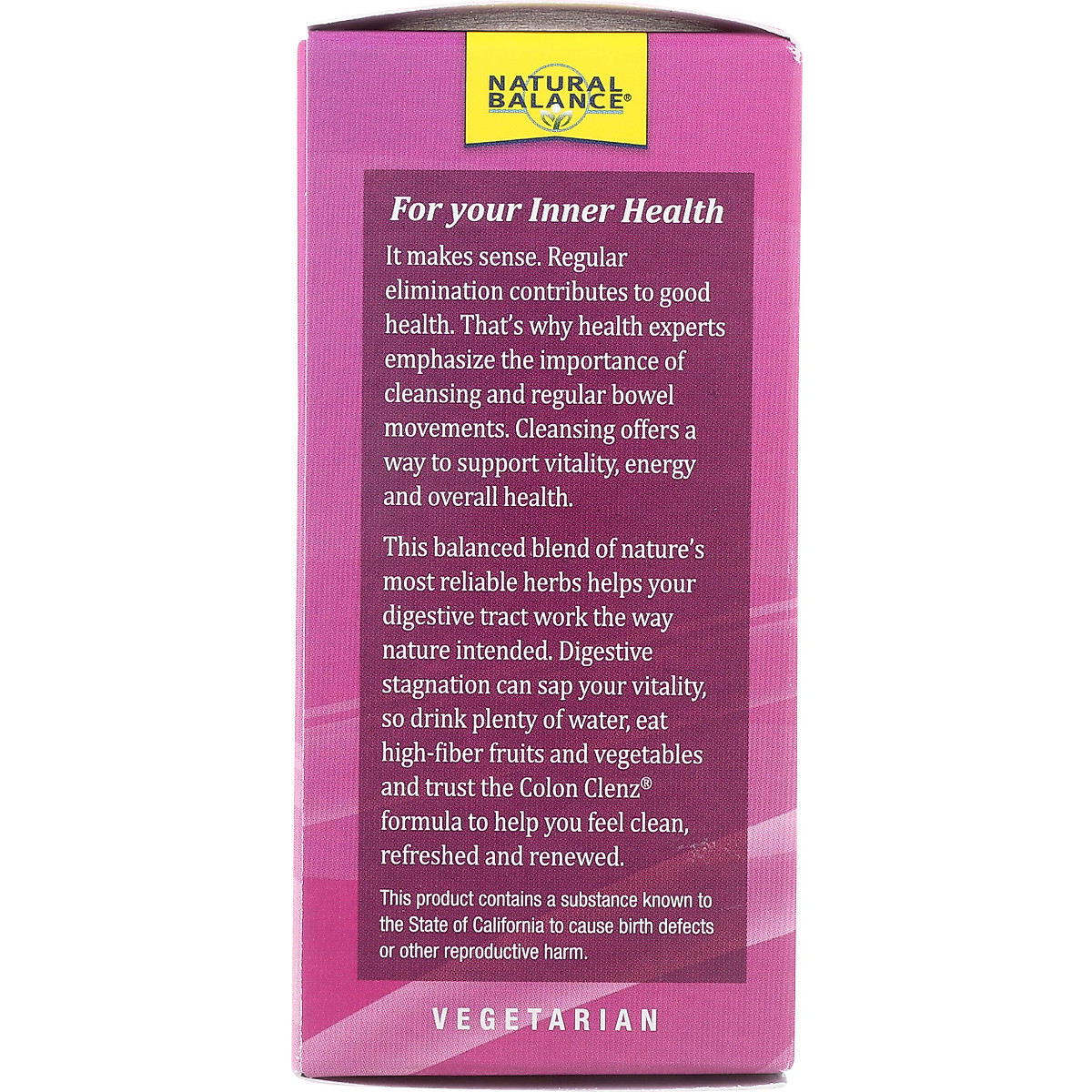 Natural Balance Colon Clenz 60 Veg Capsules