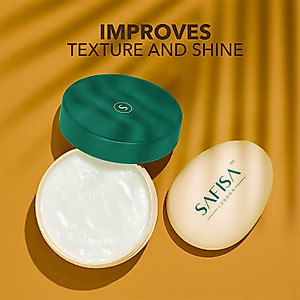 SAFISA Hair Mask for Dry Damaged Hair and Growth – Deep Conditioner for Dry Damaged Hair – Hair Care – Hair Moisturizer with Detangling Brush - 8.5 Oz