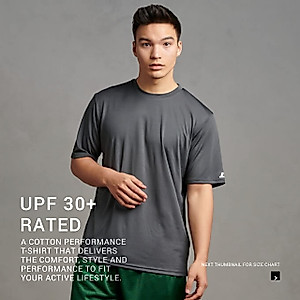 Russell Athletic Mens Short Sleeve Performance T-Shirt, Royal, Large US