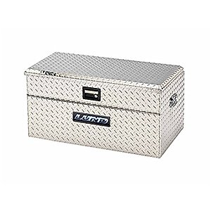 Lund 9460WB 60-Inch Aluminum Wide Flush Mount Truck Tool Box, Diamond Plated, Silver