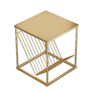 Bedside Table Bedside Table Small Minimalist Design Modern Locker Wrought Iron Bedroom Bedside Table for Living Room Office Hotel Night Stand (Color : A)