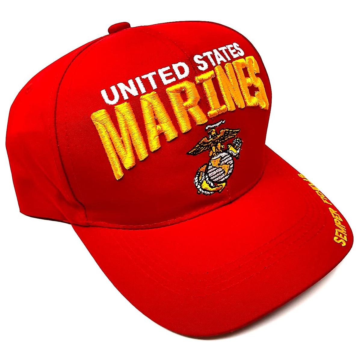 Capsmith Marine Corps Bold Tactics Unisex Cap Red, One size