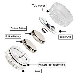 Submersible Led Pool Lights: Remote Control Fountain Lights Submersible: Outdoor Hot Tub Bathtub Swimming Pond Lights for Above Ground Pool Battery Powered Underwater Lights for Aquarium Fish Tank