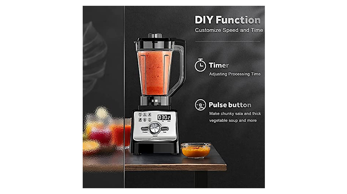 Powerful 1400W Countertop Blender with 2L Capacity | Smart & Versatile