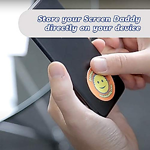 Scrub Daddy Screen Cleaning Microfiber Cloth Pads - Screen Daddy- Screen Cleaning Pads for Phone, Computer Screen, Eye Glasses, Lenses, Scratch-Free, Streak-Free, Reusable, Washable, 2ct