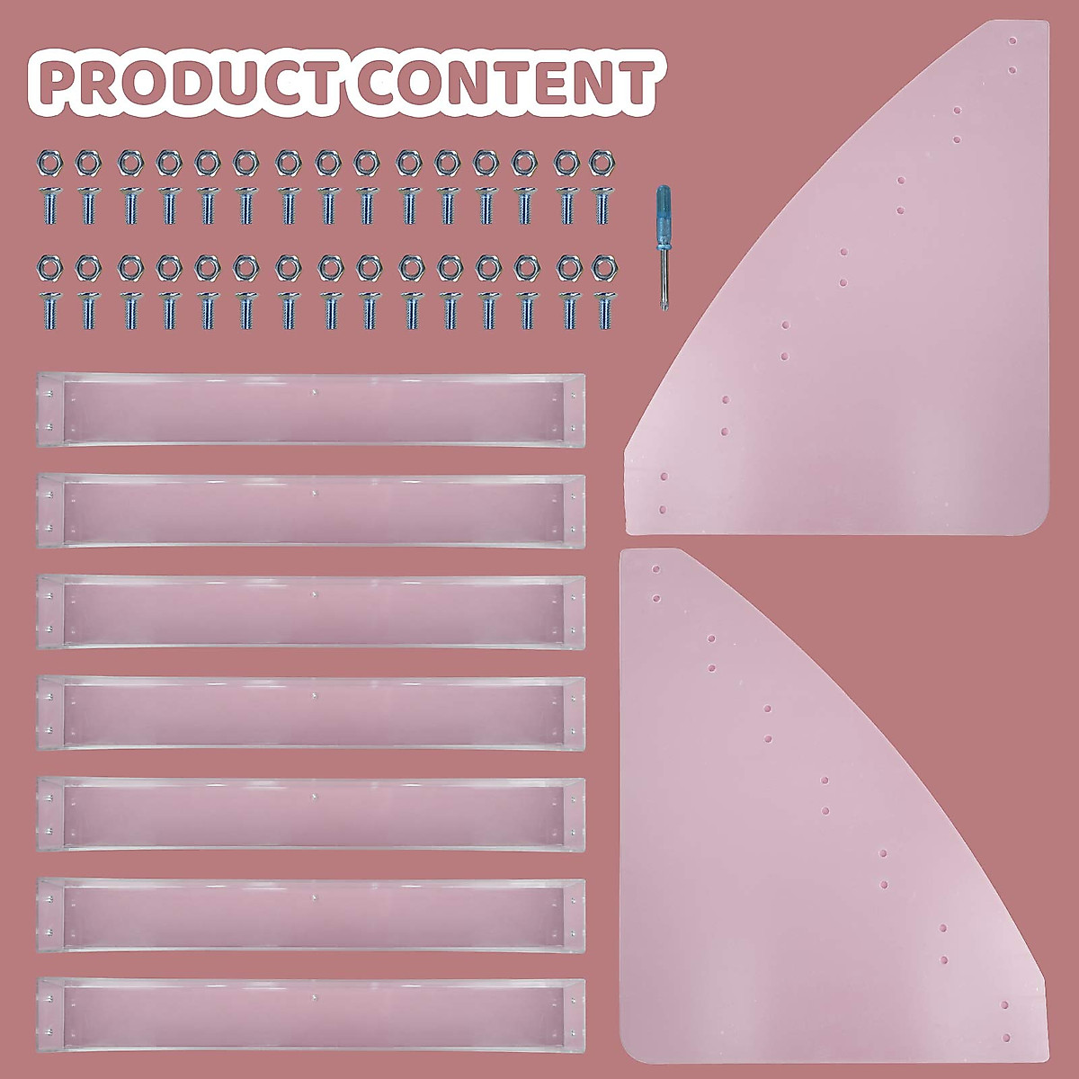 DSVENROLY Nail Polish Organizer, 84 Bottles of 7 Layers Professional Acrylic Nail Polish Display Rack, Eyeglass Storage Essential Oils Holder for Ink, Cosmetic Dropper Bottle (7 Tiers)