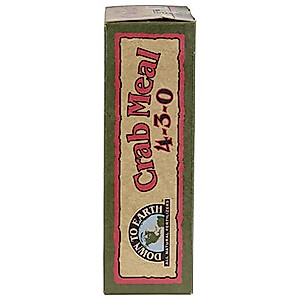 Down to Earth Organic Crab Meal Fertilizer Mix 4-3-0, 5 lb