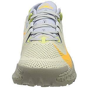 Nike Women's Race Running Shoe, Pure Platinum Laser Orange Fossil Limelight Ghost Enigma Stone, US 7.5