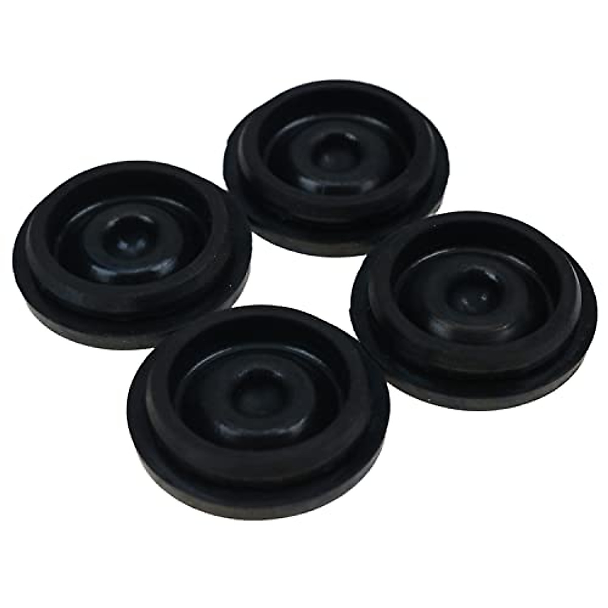 AIVWUMOT 4 Pack Trailer Axle Wheel Rubber Grease Plugs Hub Dust Cap Fits for Dexter EZ Lube Trailer Camper Axle