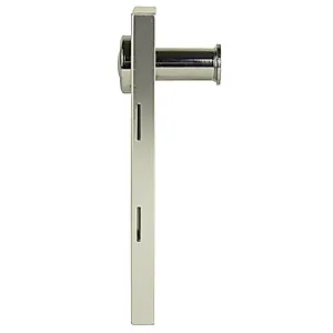 2-Note Mechanical Door Bell Chime and Door Button with Viewer, Silver
