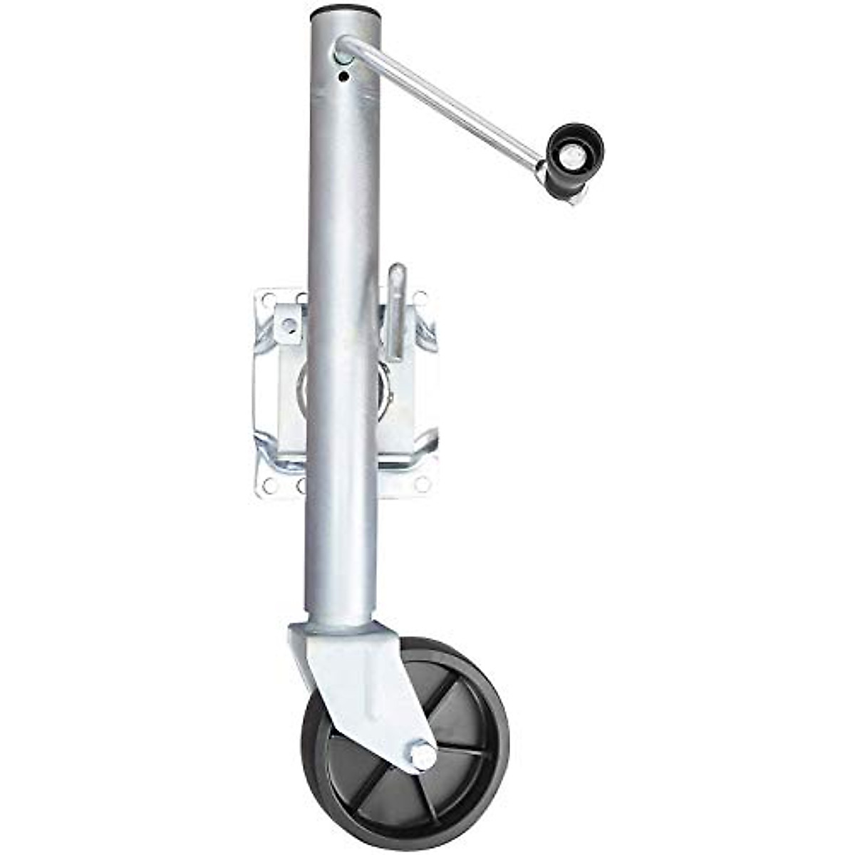 ROAD DAWG Boat Trailer Jack with Single Wheel 6 Inch,1000 Lbs Capacity Swing-Back Bolt-On Heavy Duty Swivel Tongue Trailer Jack,ATR39001MB