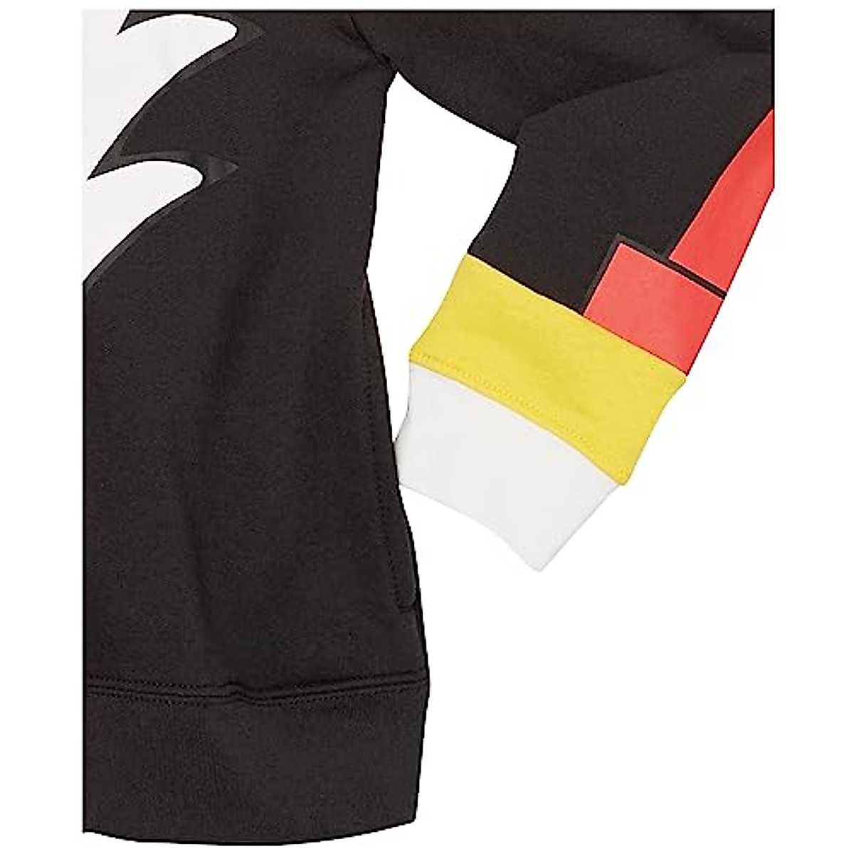 Sega Big Sonic The Hedgehog Shadow Costume Zip Up Fleece Hoodie-Boys 4-20, Black, 8