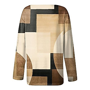 Womens Clothes Fall Sweaters for Women 2023 Fashion Hoodies & Sweatshirts Thermal Long Sleeve Women Tops To Wear with Leggings Dressy Tops Fall Long Sleeve Shirts for Women（5-Yellow,X-Large）