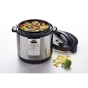 Zavor Select 6 Quart Electric Pressure Cooker and Rice Cooker with Non-stick Inner Cooking Pot and Brushed Stainless Steel Finish (ZSESE01)