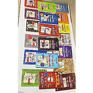 Jeff Kinney Diary of a Wimpy Kid 19 Books Series Complete Collection 1-19 Books of Boxed Set