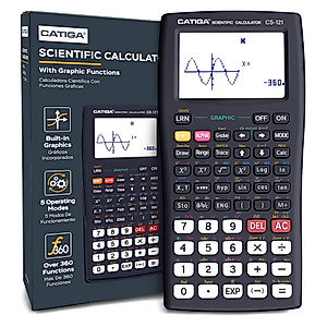 Scientific Calculator with Graphic Functions - Multiple Modes with Intuitive Interface - Perfect for Beginner and Advanced Courses, High School or College