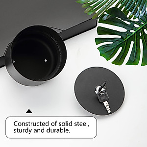 Younion Flower Pot Diversion Safe with Key Lock, Secret Hidden Safe Lock Box, Perfect for Hiding The Valuables Inside Flower Pot’s False Bottom, Plants Not Include
