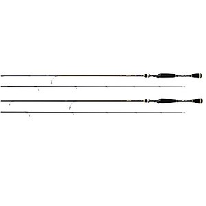 Daiwa AIRX662MFB Aird-X 8-17 lb Test Rod, Black, 6'6"