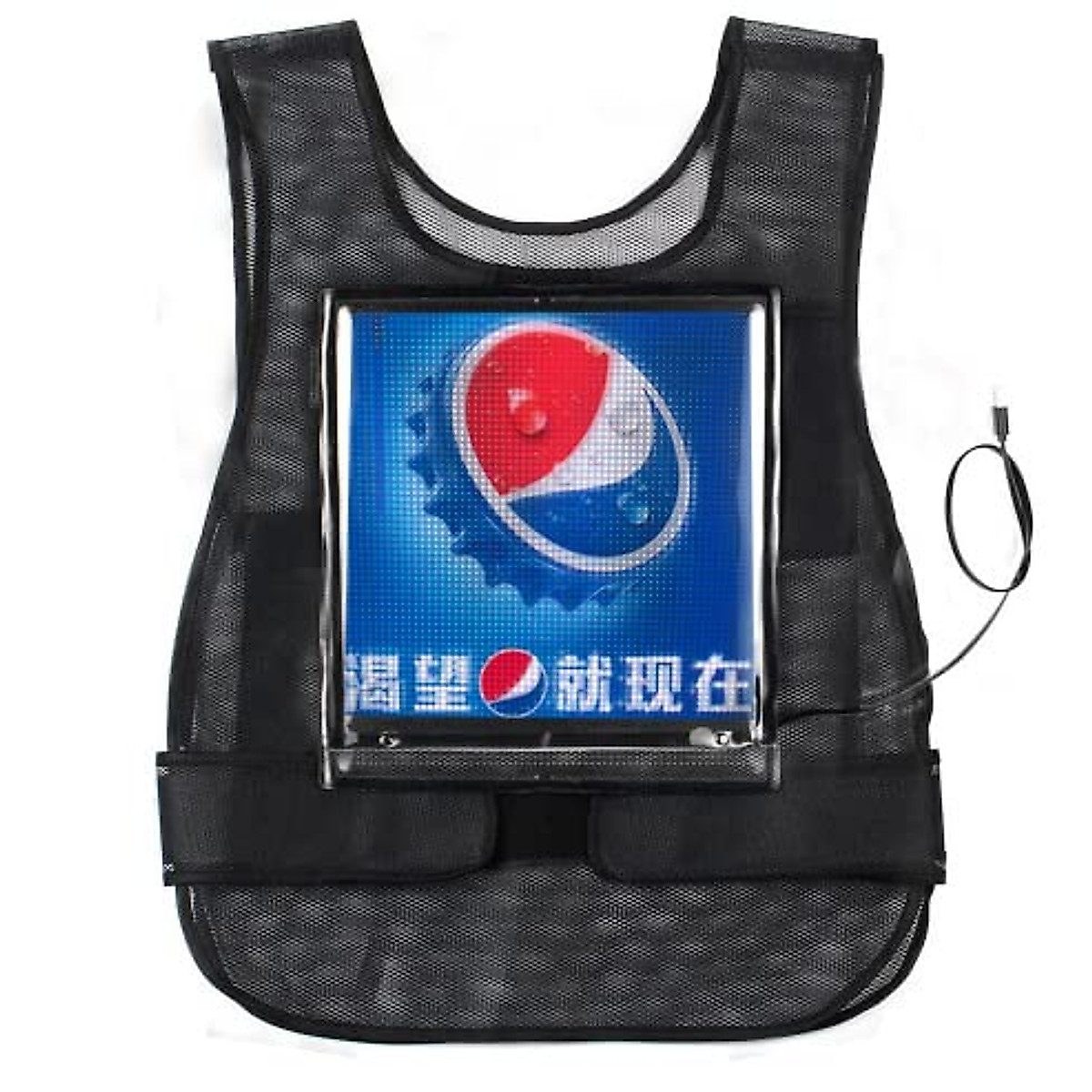 11inch P3 Full Color 64*64 Pixel Bluetooth Programmable Flexible Led Module Matrix Sign Panel For shop Bar Diy T-shirt Backpack