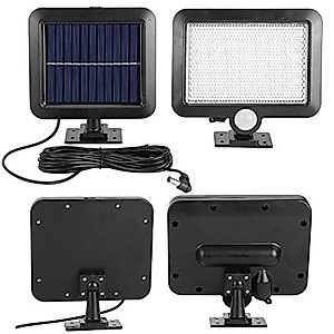 Oumefar Multifunctional Intelligent Motion Sensor LED Garden Lights Solar Wall Light Large Capacity Home Lighting