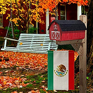 AVOIN Mexican MX National Garden Flag Vertical Double Sized, Día de independecia Yard Outdoor Decoration 12.5 x 18 Inch