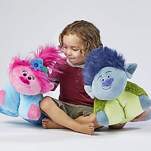 Pillow Pets DreamWorks Branch 16" Plush Toy - Trolls World Tour Stuffed Animal Green and Blue