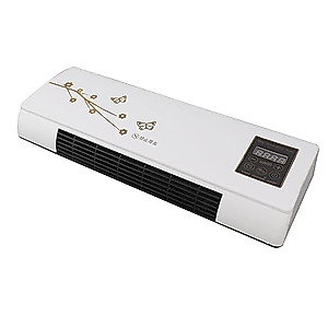 Mini Air Conditioner, Cooling Heating Wall Hanging Air Conditioner with Digital Display Remote Control for Bathroom Bedroom