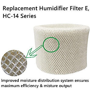 getalong Humidifier Filters HC-14 Replacement Wicking Filter E Compatible for Honeywell HC-14V1 HC-14 HC-14N HCM-6009-3 Pack