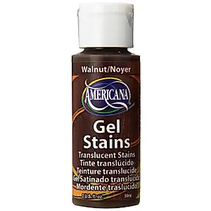 DecoArt Americana Acrylic Gel Stains Paint, 2-Ounce, Walnut
