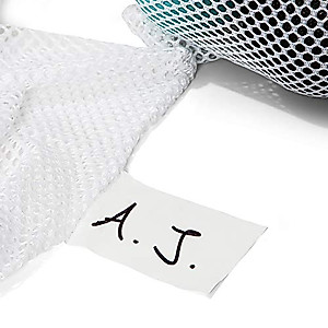 Champion Sports Mesh Sports Equipment Bag, Purple, 12x18 Inches - Multipurpose, Nylon Drawstring Bag with Lock and ID Tag for Balls, Beach, Laundry