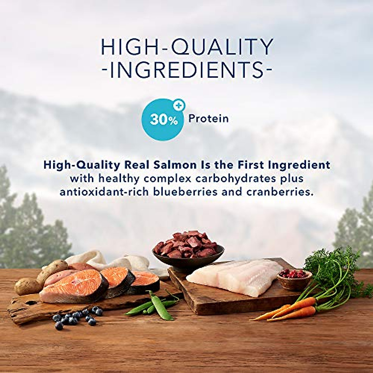 Blue Buffalo Wilderness High Protein, Natural Adult Dry Cat Food, Denali Dinner with Wild Salmon, Venison & Halibut 10lb