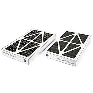 WEN 3410 3-Speed Remote-Controlled Air Filtration System, Basic w/RF Remote (400 CFM), Black & AF9165C 5-Micron Activated Carbon Outer Air Filter, Two Pack For 400 CFM Air Filtration Systems, Black