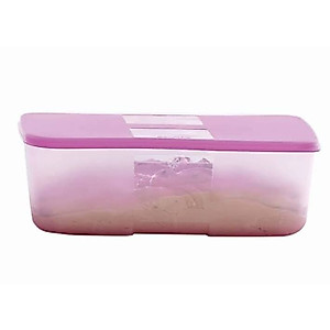 Tupperware Freezer Mate 2-Pack Rectangular Lidded Box, 1L, Clear, BPA Free, Freezer Safe, Leak Proof, Minimalist Style