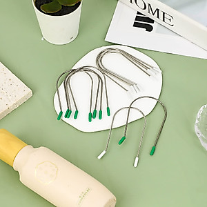 Vin Beauty Hot Curler Clips Replacement Kit, 16 Pieces Hot Roller Clips for Electric Rollers Travel Hot Roller Securing Pins Fits 1½”, 1¾" Size Hair Hot Rollers (8 PCS 1½”,8 PCS 1¾")