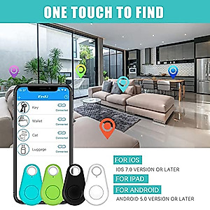 4 Pack Item Tracker Bluetooth Tracker Keys Finder Item Locator for Keys, Bags and More