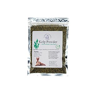 Kelp Powder for Dogs/Cats, Natural North Atlantic Ocean Sea Kelp, Vitamins Minerals and Antioxidants for Ultimate Health (4 Ounce)